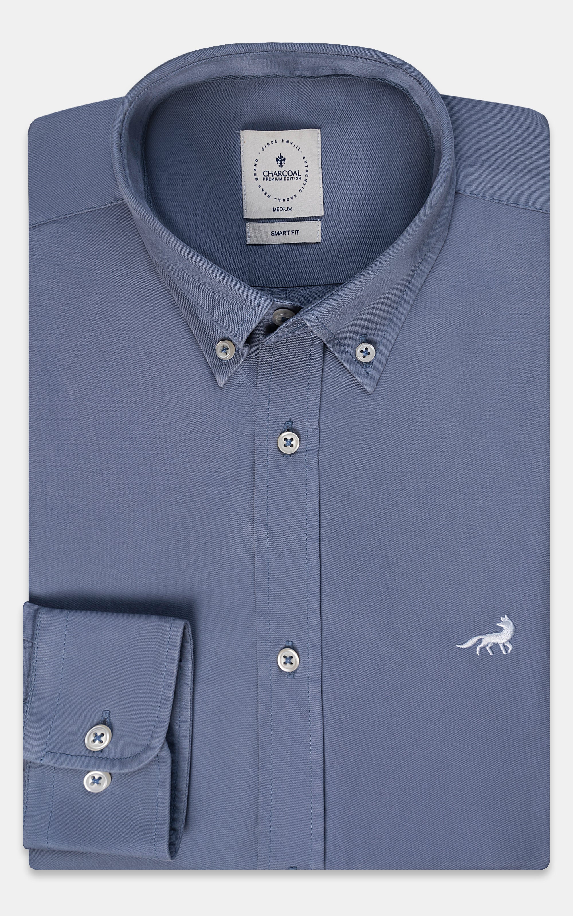 Shop Smart Shirt Blue for Men Online