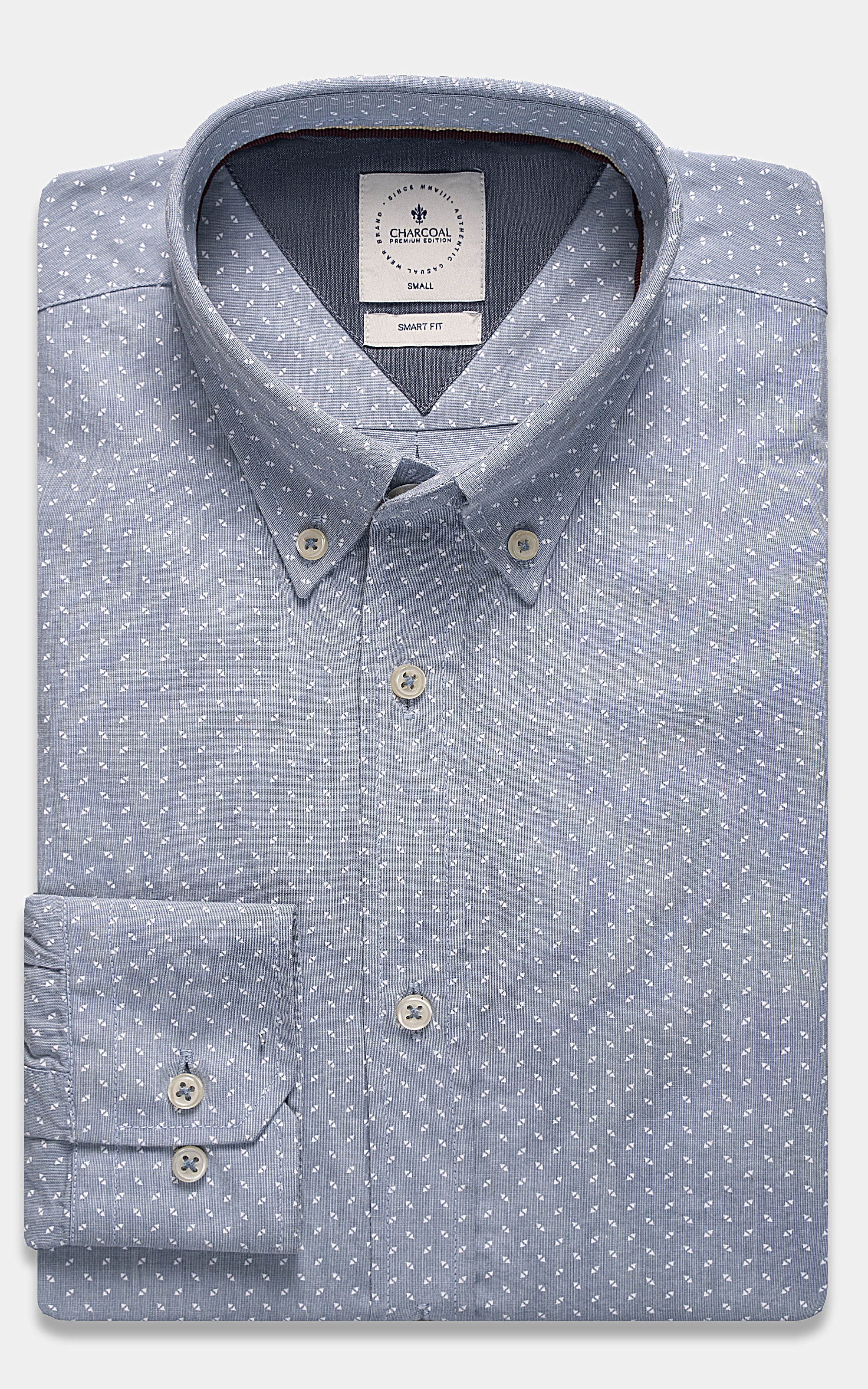 Shop Smart Shirt Sky Blue for Men Online