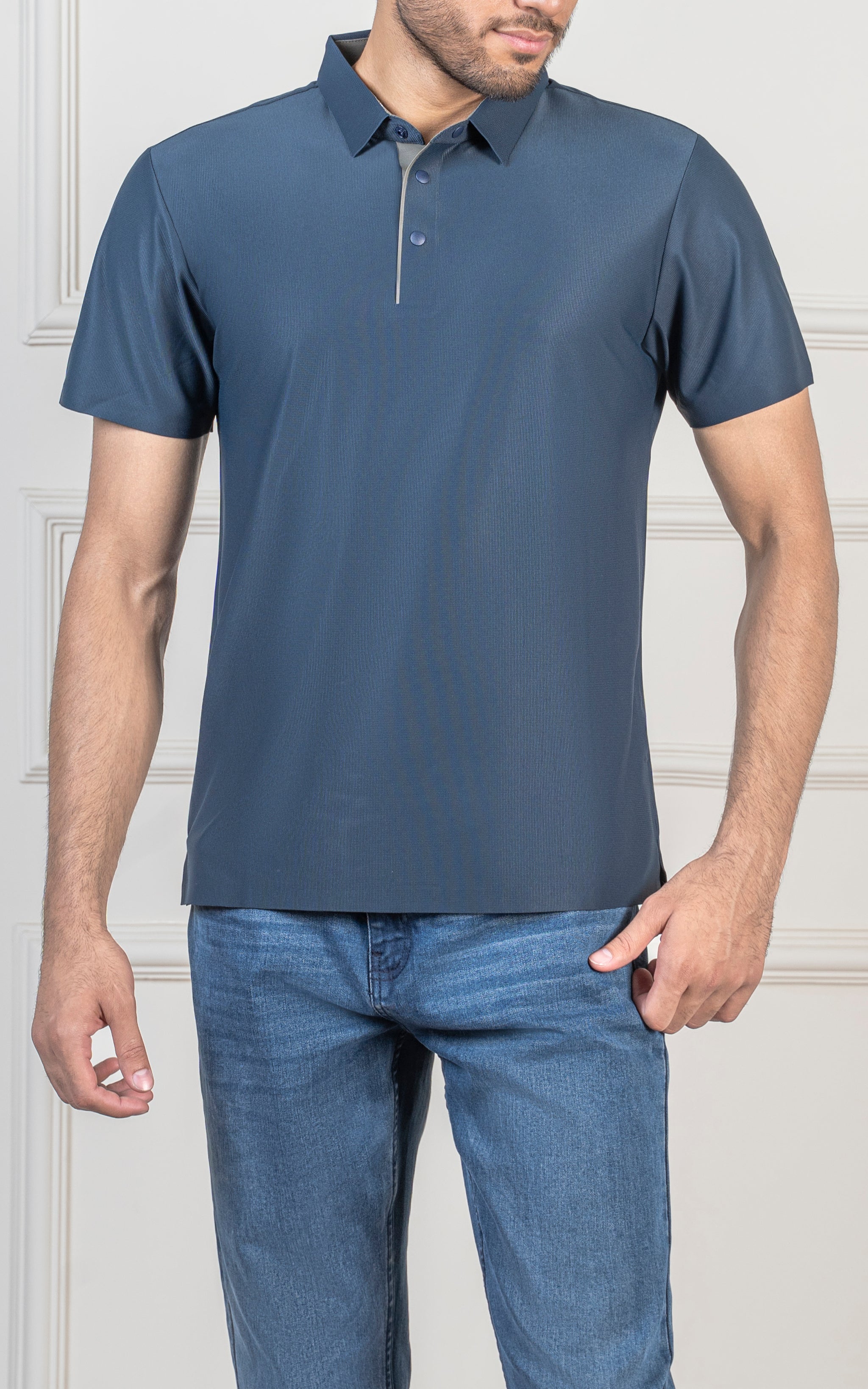 PLAIN EXECUTIVE POLO SHIRT NAVY