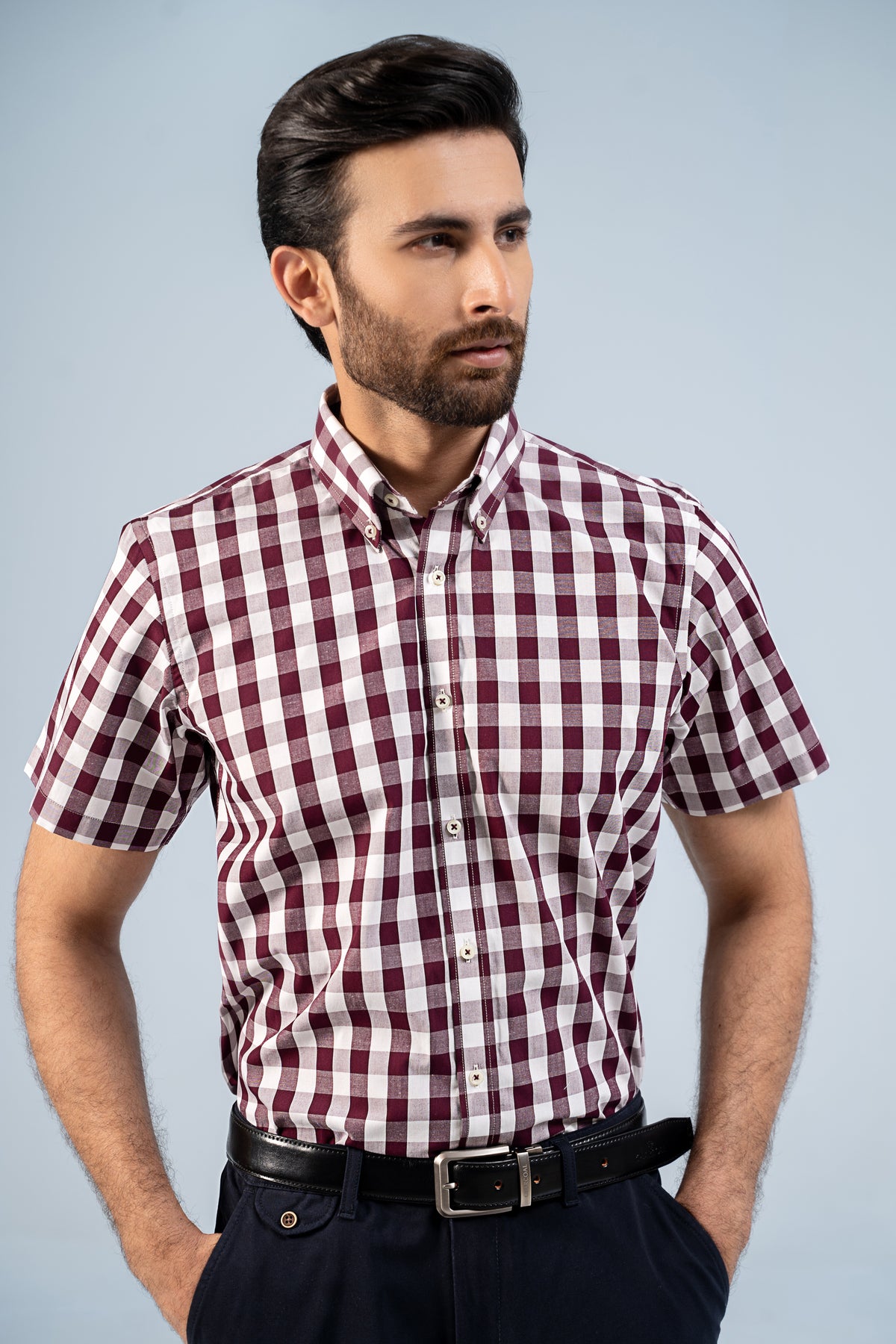 Buy Half Sleeve Shirts For Men Online In Pakistan Charcoal Clothing