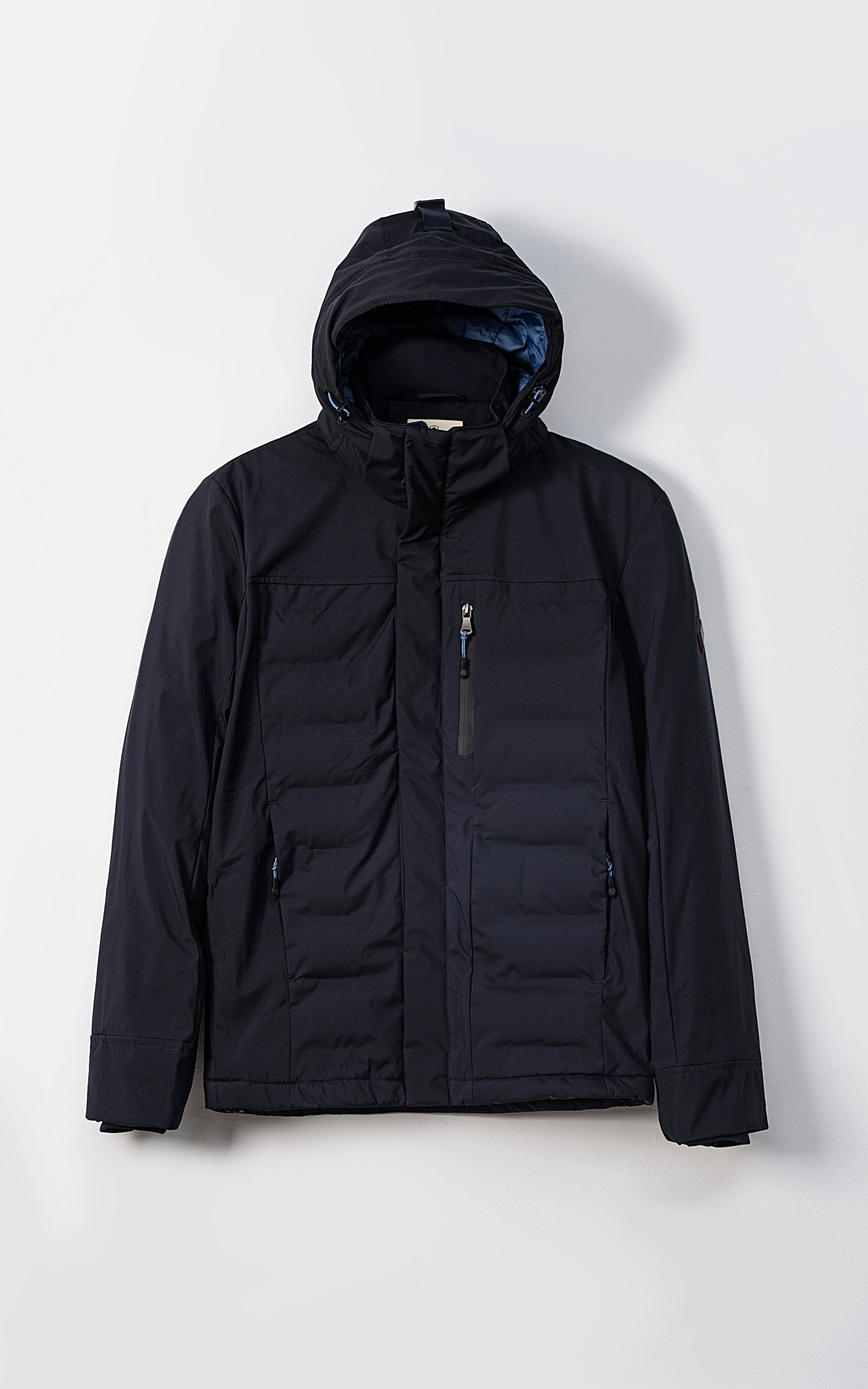 Shop Parka Jacket Full Sleeve Navy for Men Online