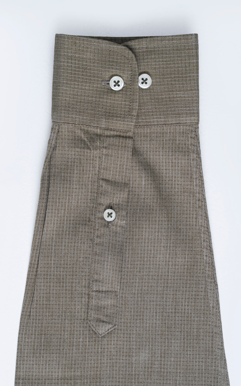 Shop Button Down Collar Smart Shirt Green for Men Online