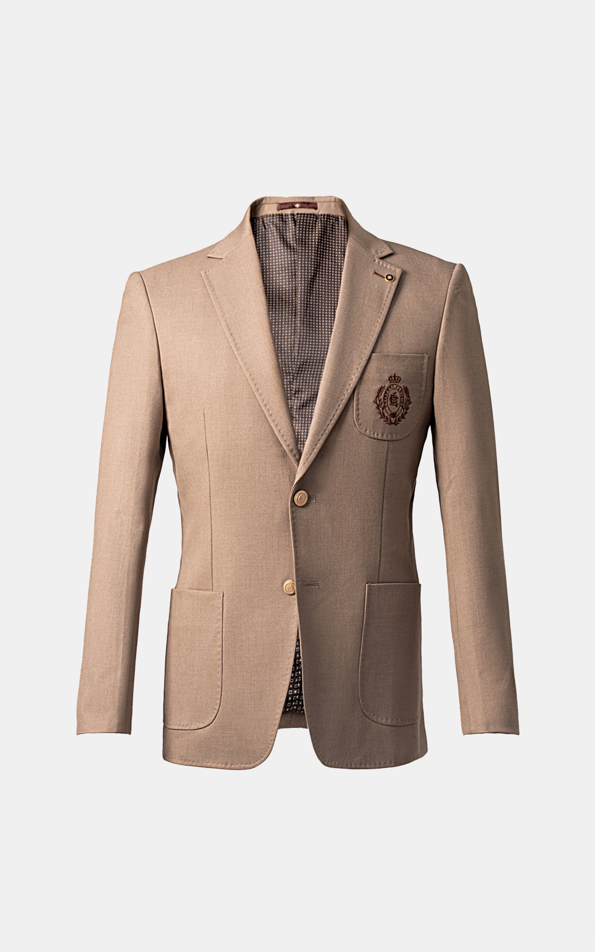 Shop EXECUTIVE TAILORED MEN'S COAT LIGHT BROWN For Men Online