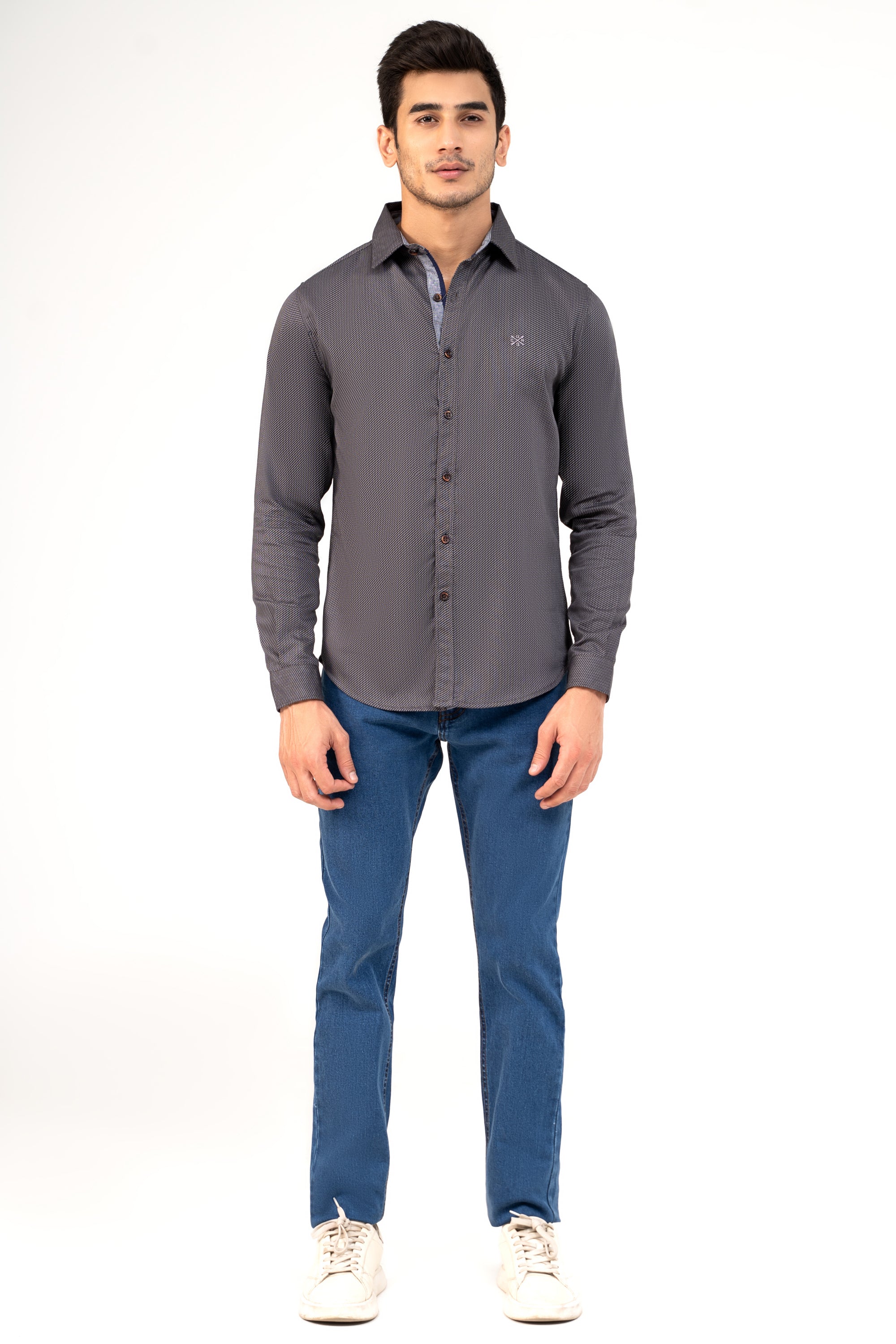 Shop CASUAL SHIRT CHARCOAL For Men Online