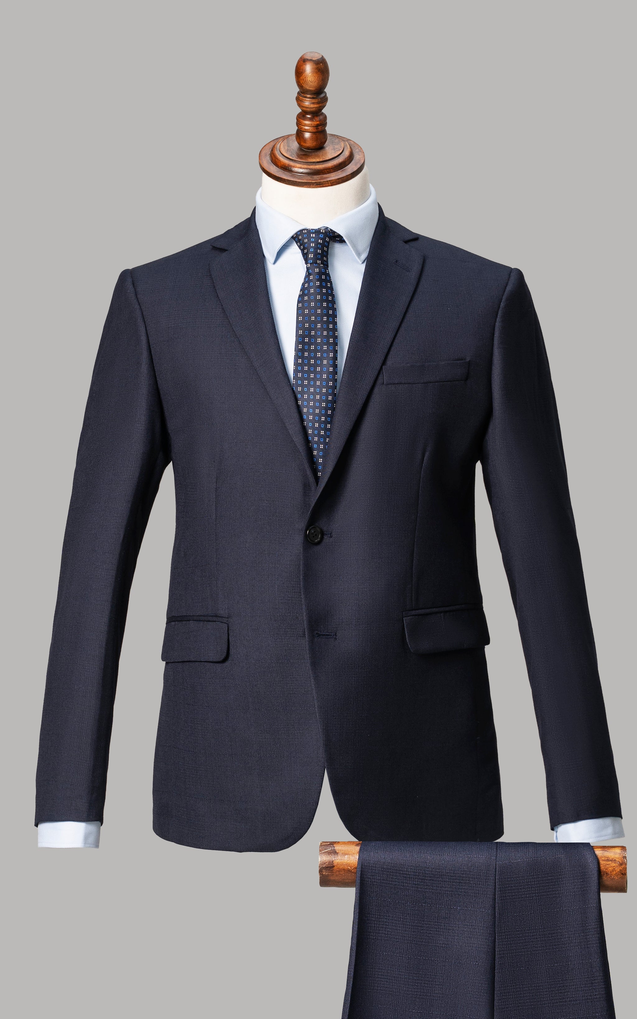 Shop Slim Fit 2 Piece Suit Navy for Men Online