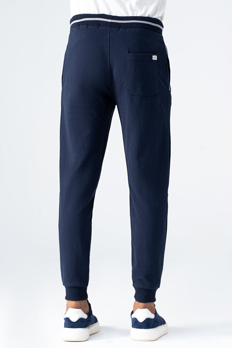 SIGNATURE TIPPING JOGGER TROUSER NAVY – Charcoal Clothing