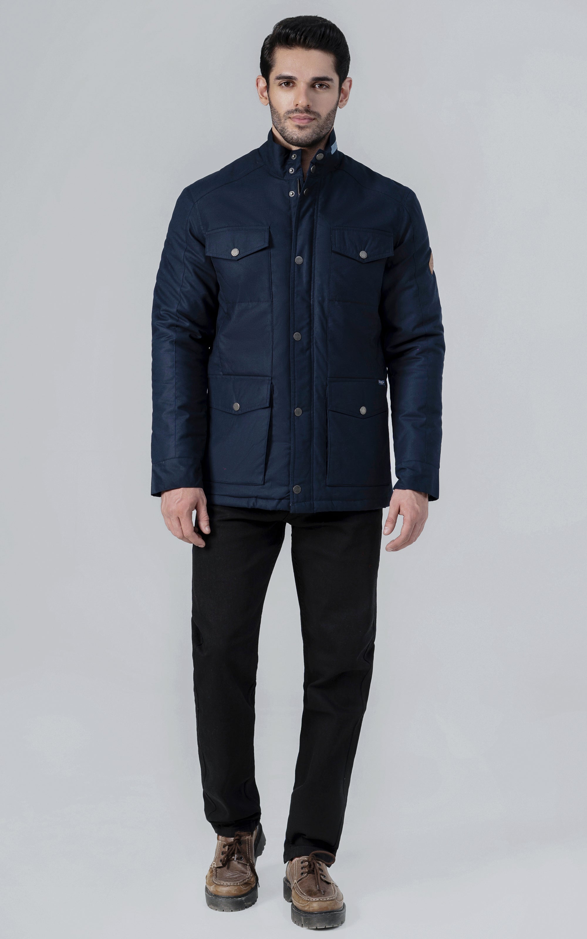 Shop PUFFER JACKET NAVY For Men Online