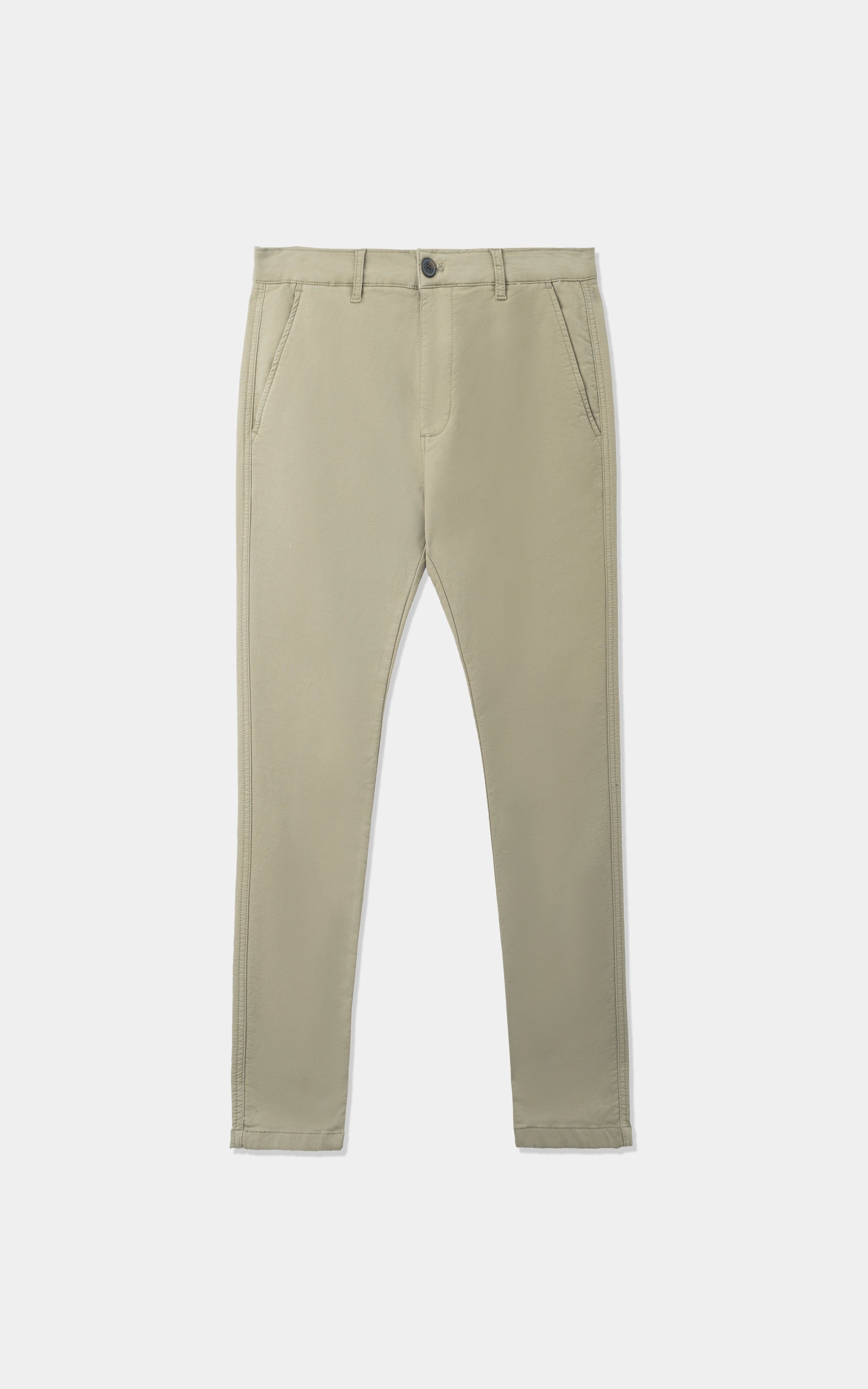 TERRY TWILL SMART FIT CASUAL PANT LIGHT OLIVE