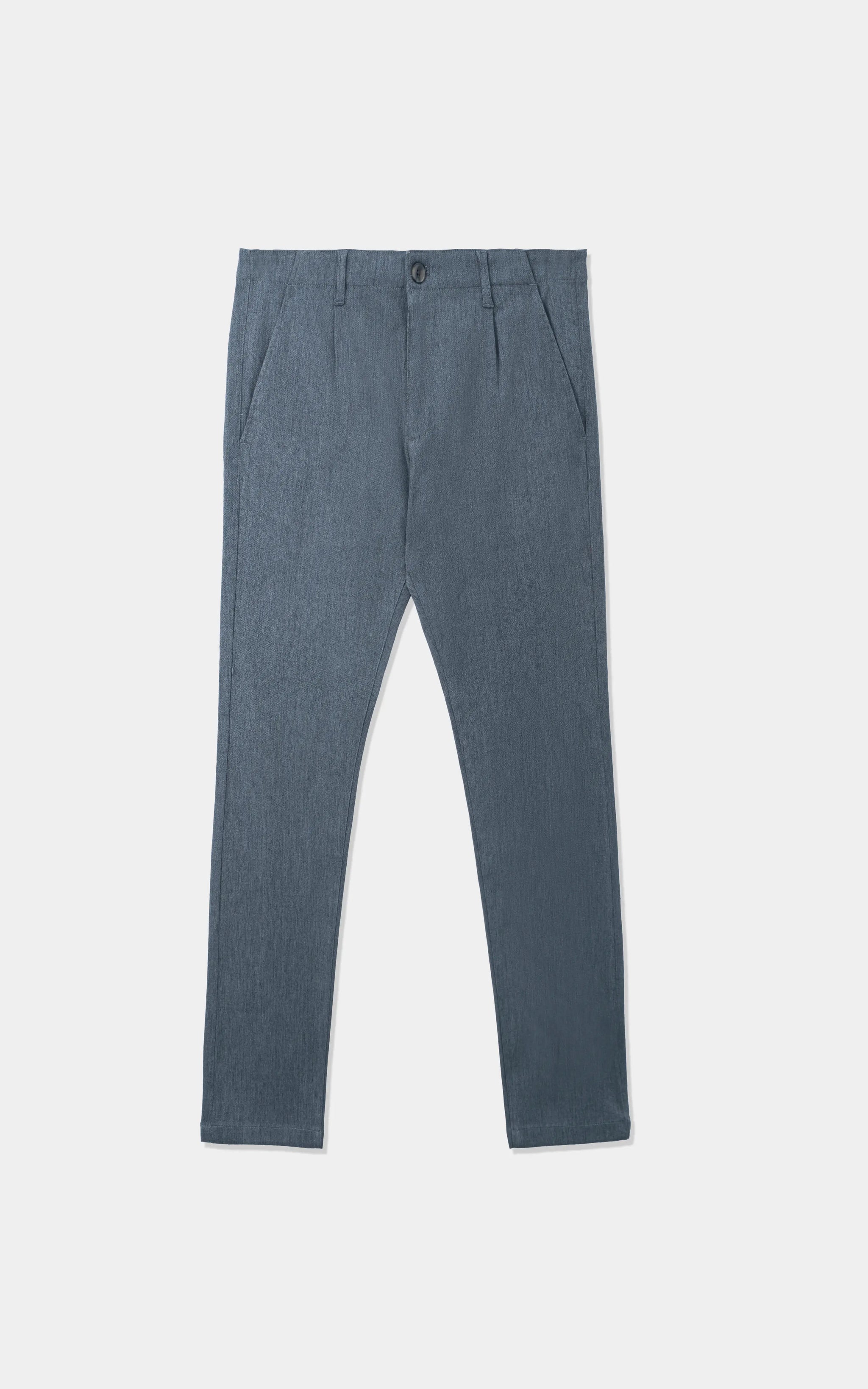 DOBBY SMART FIT PANT GREY
