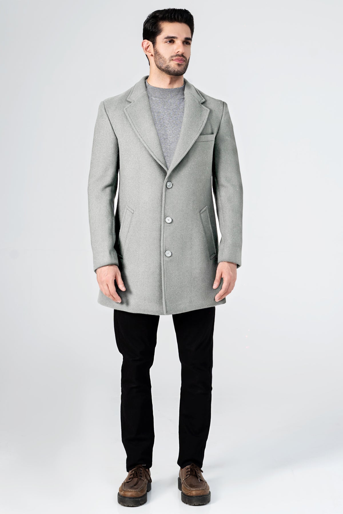 Long Coat For Men | Buy Men's Trench Coat Online | Charcoal Clothing