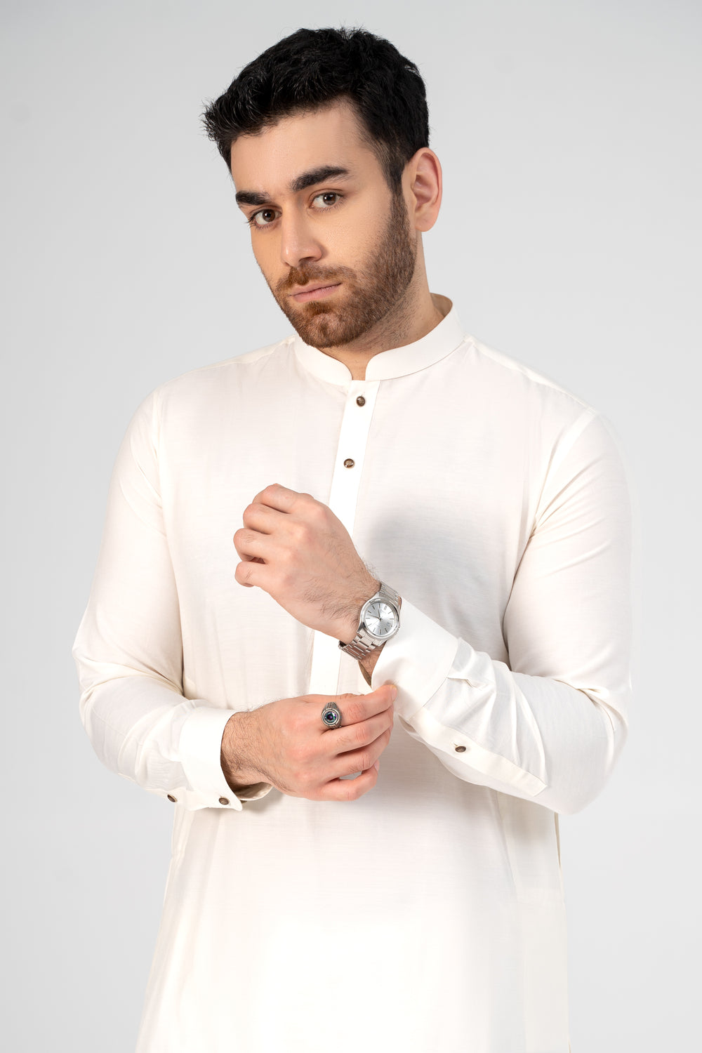 Shop COTTON BLENDED BOSKI OFF WHITE For Men Online