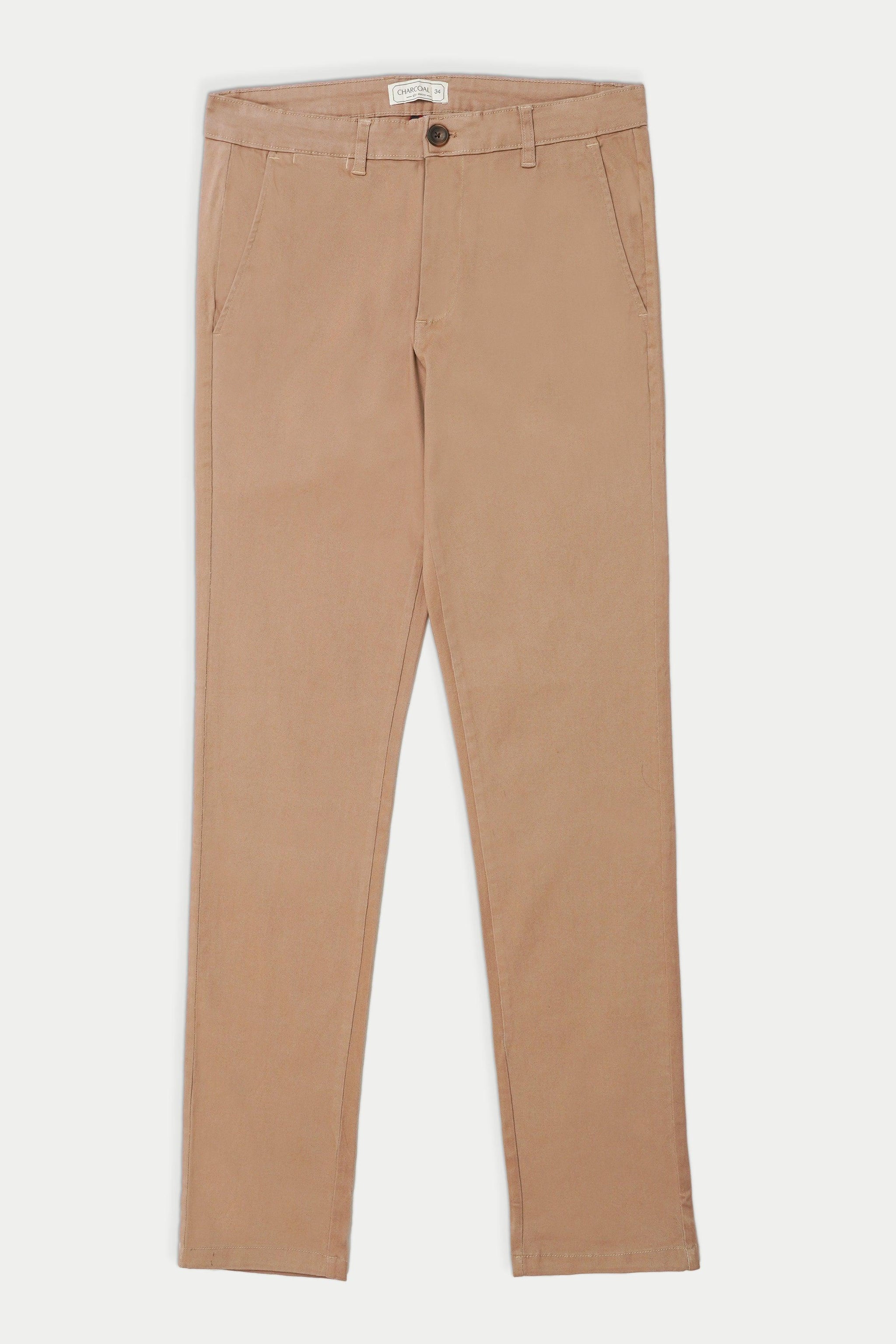Shop CASUAL PANT LIGHT BROWN For Men Online