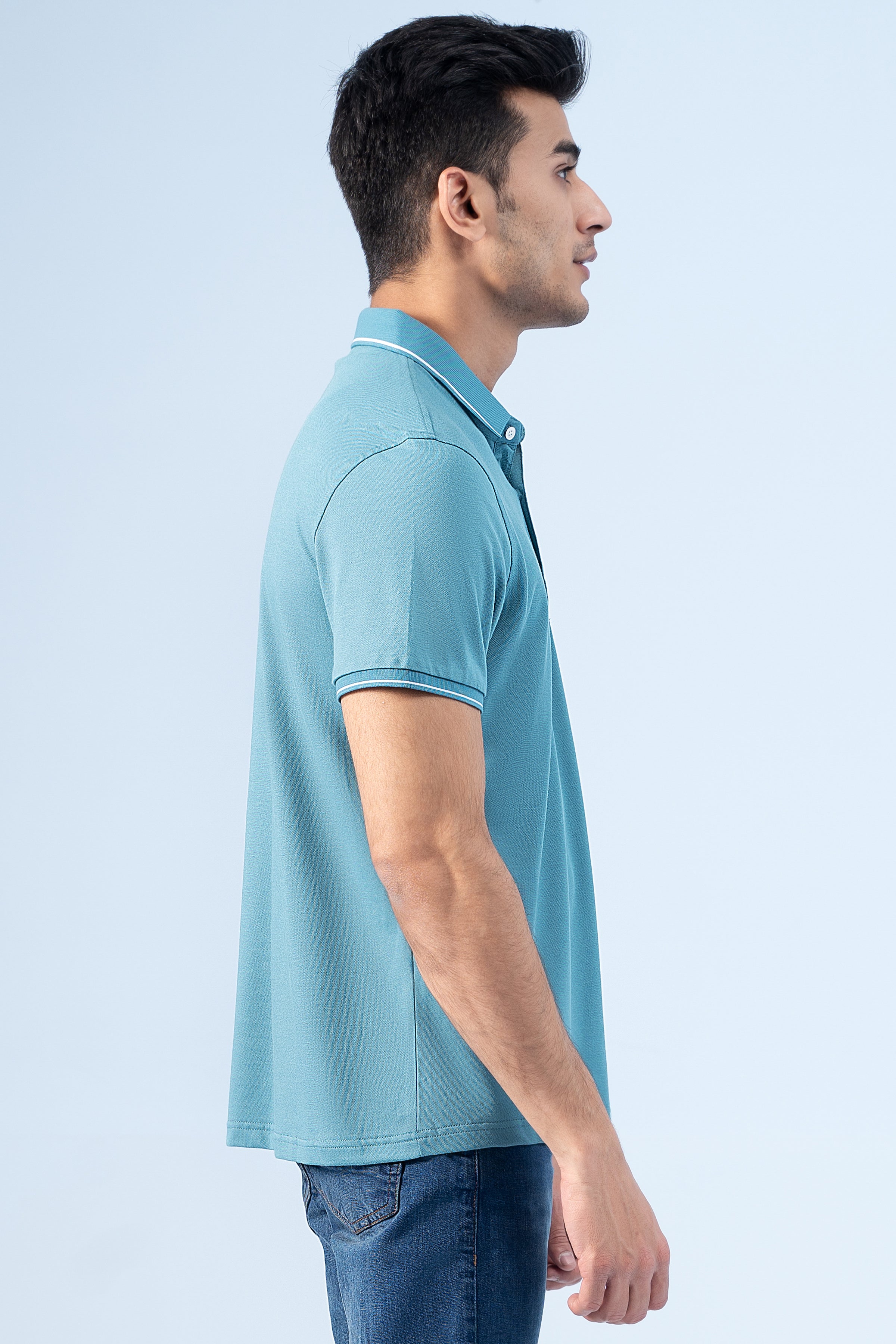 EXECUTIVE ICONIC POLO GREEN – Charcoal Clothing