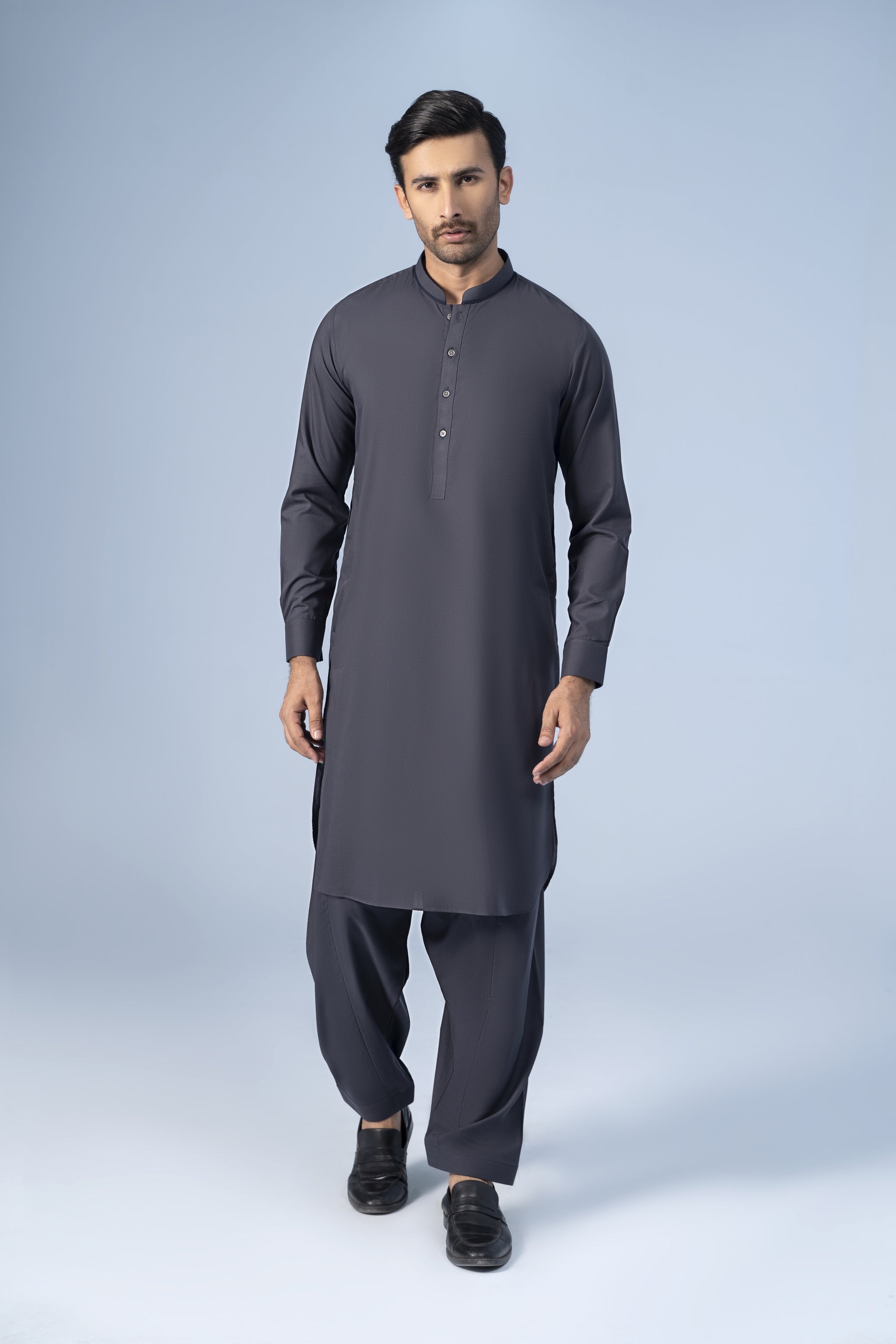 Shop SHALWAR KAMEEZ DARK GREY For Men Online
