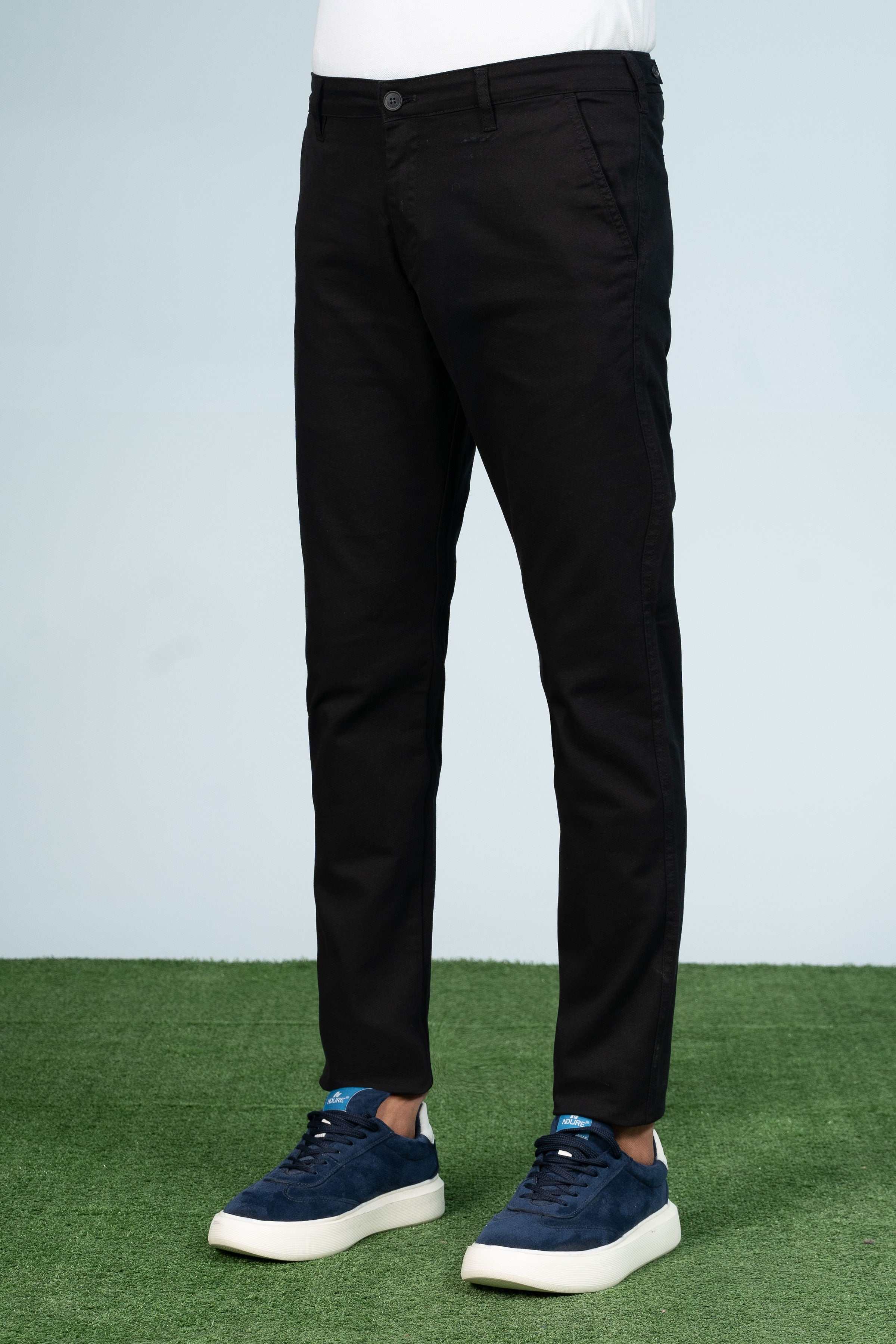 Shop CROSS POCKET CASUAL PANT BLACK For Men Online