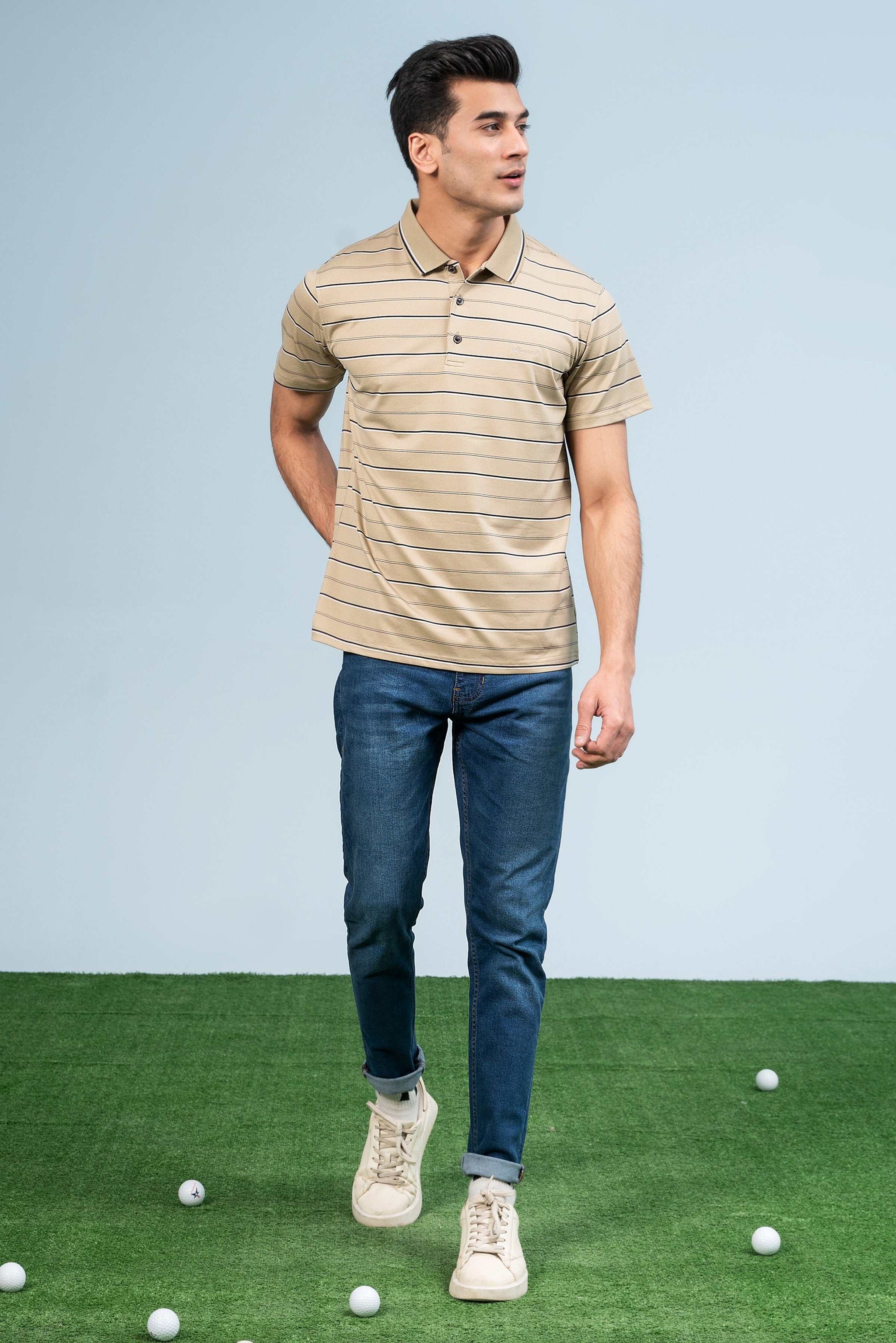 Shop EXECUTIVE ICONIC POLO KHAKI For Men Online