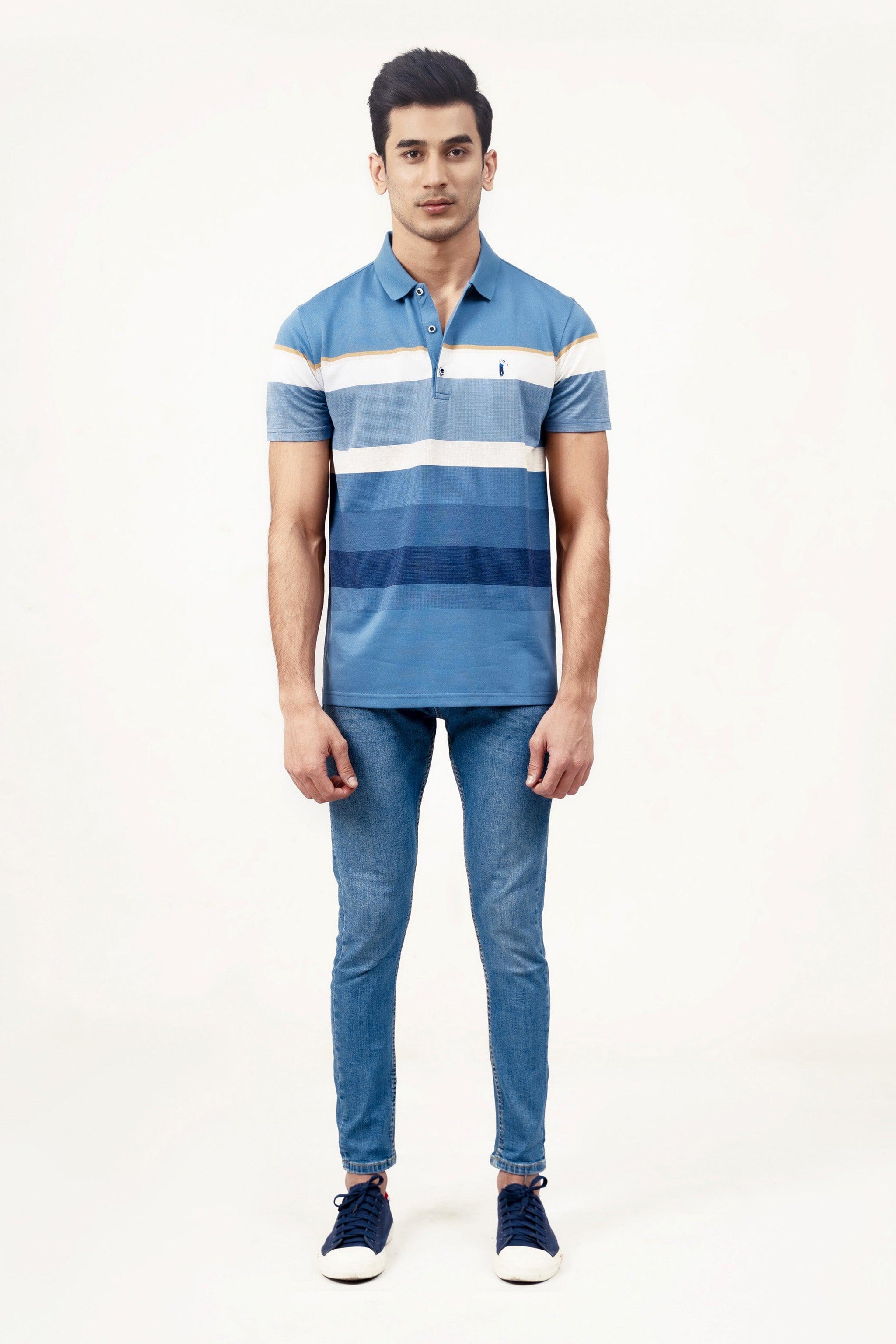 Shop EXECUTIVE POLO INDIGO BLUE For Men Online
