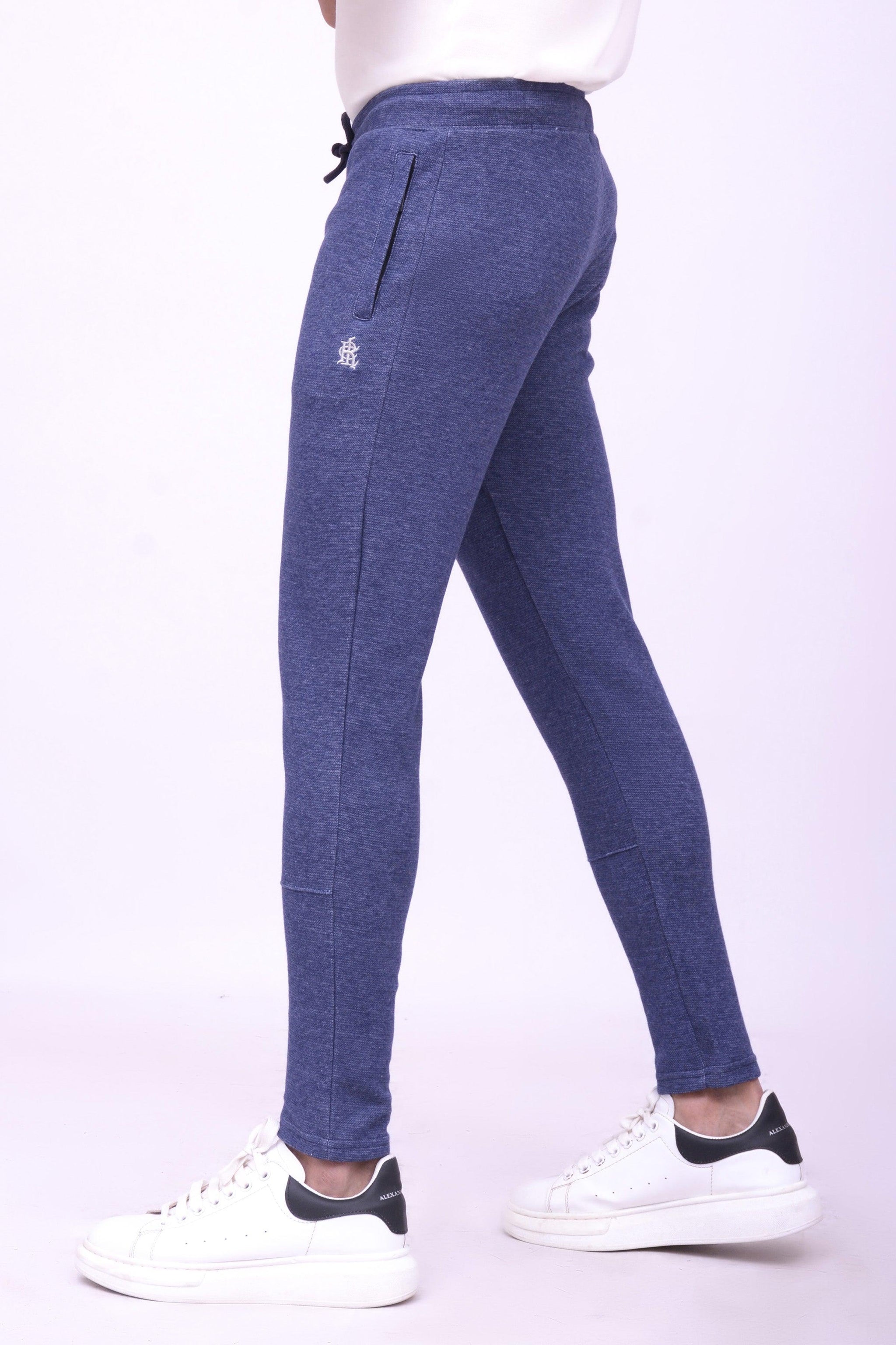 PIQUE INTERLOCK TROUSER INDIGO