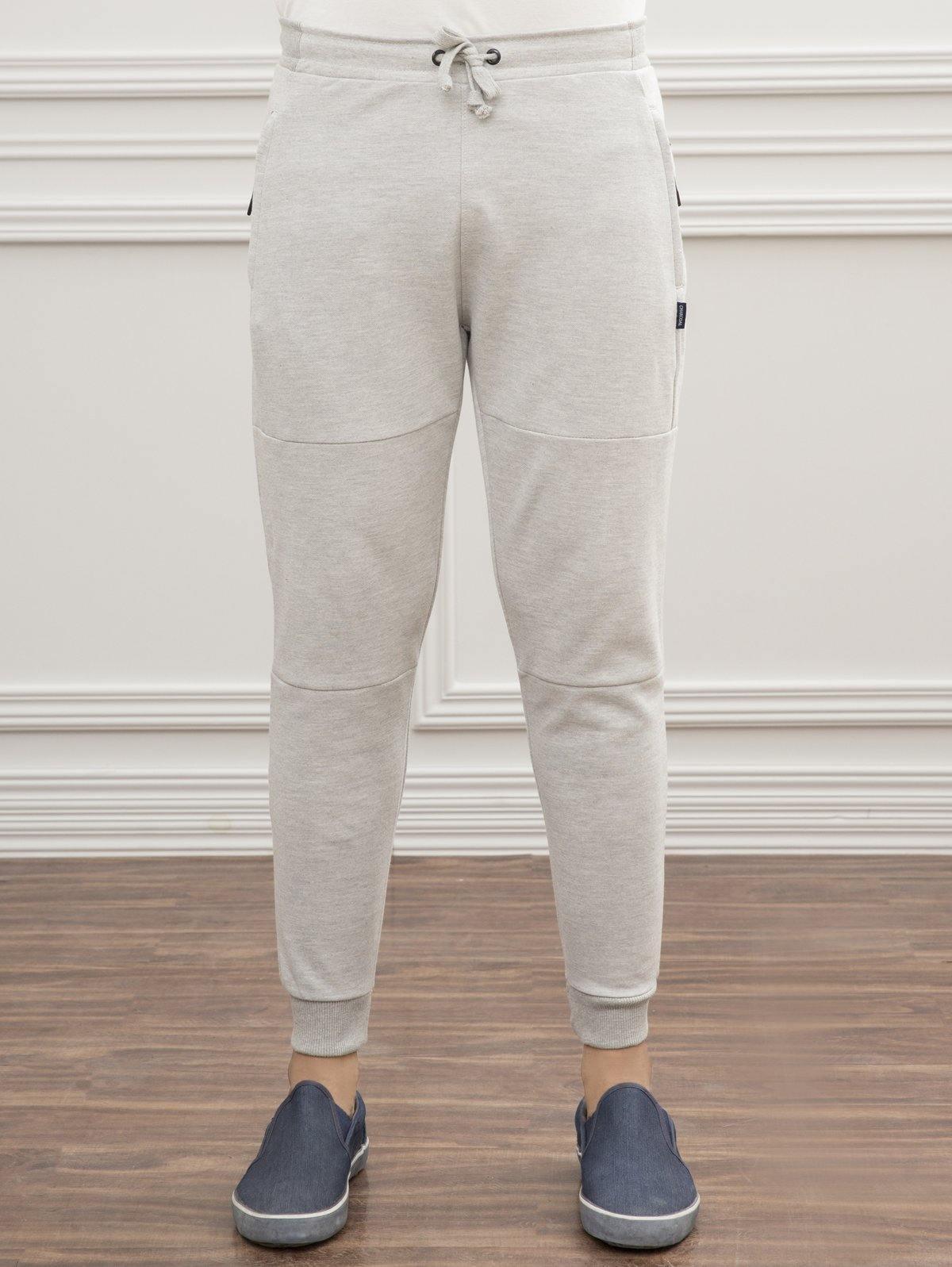 PIQUE TERRY SLIM FIT TROUSER HYDER GREY