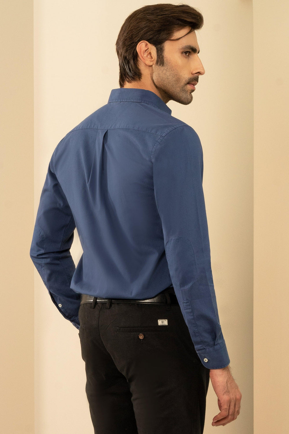 Shop SEMI CASUAL SHIRT INDIGO BLUE For Men Online