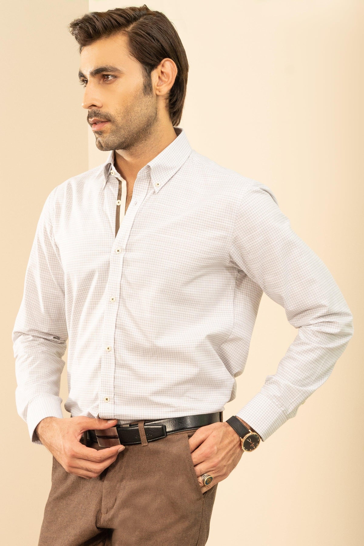 Semi Formal Full Sleeve Shirts for Men Online | Men's Semi Formal Shirts