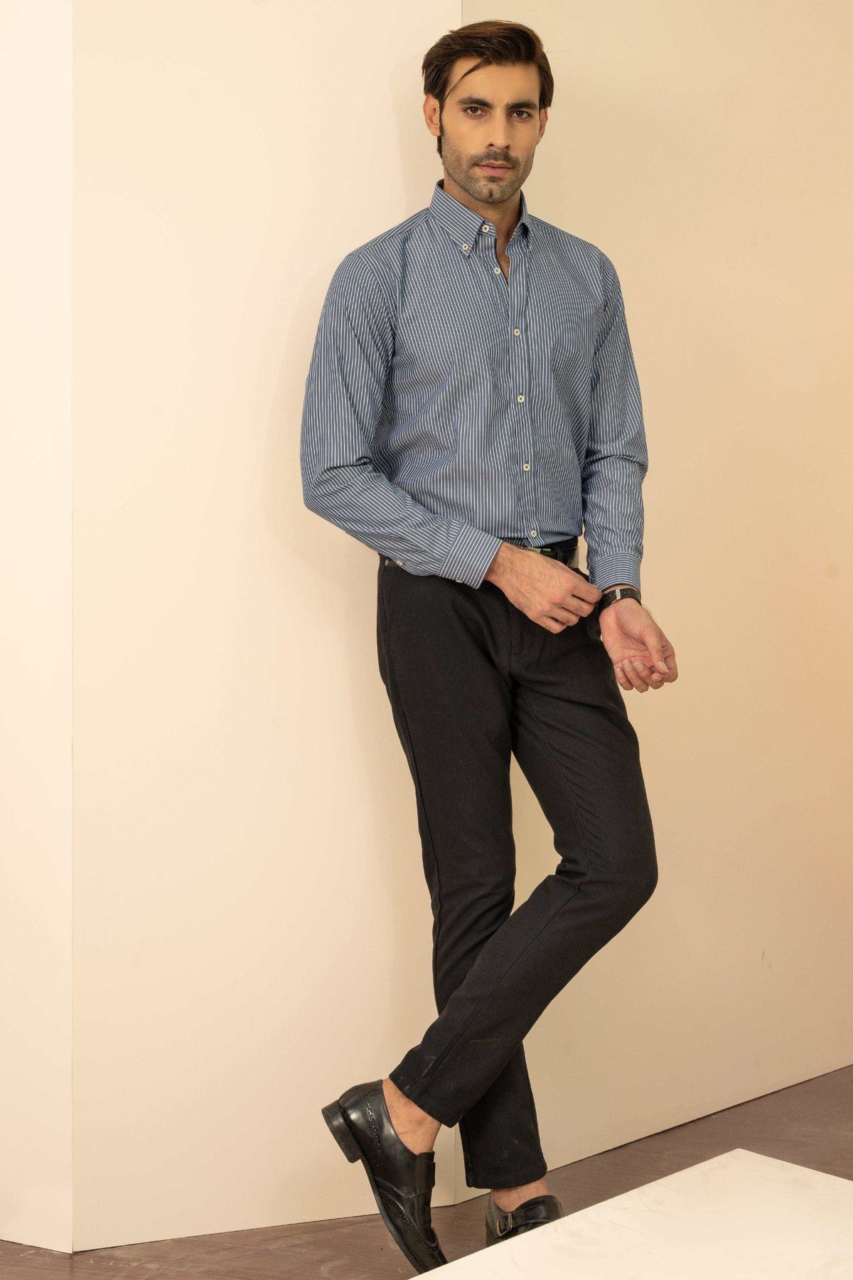 Shop SEMI FORMAL WHITE BLUE LINE For Men Online