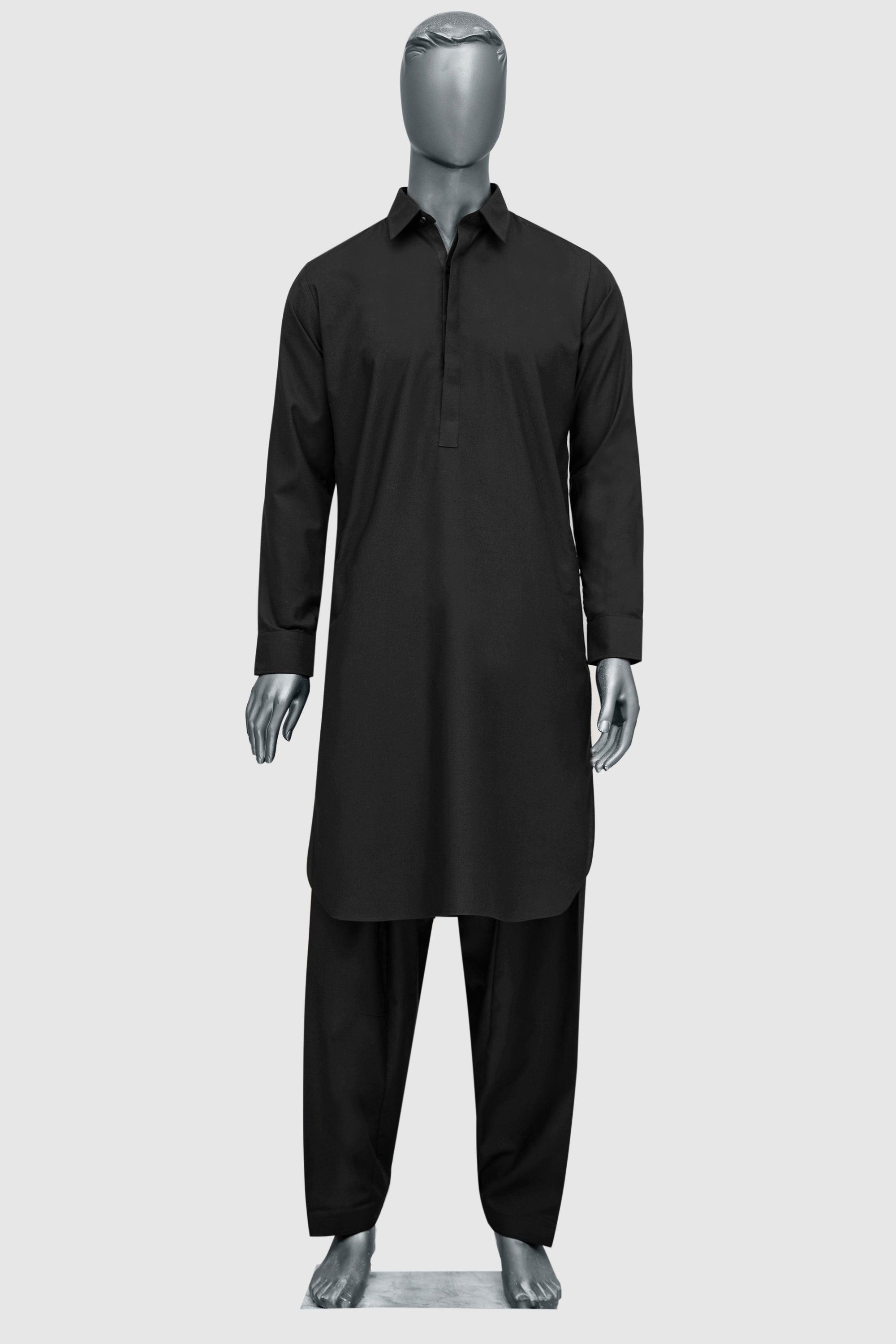 Shop SHALWAR KAMEEZ BLACK For Men Online