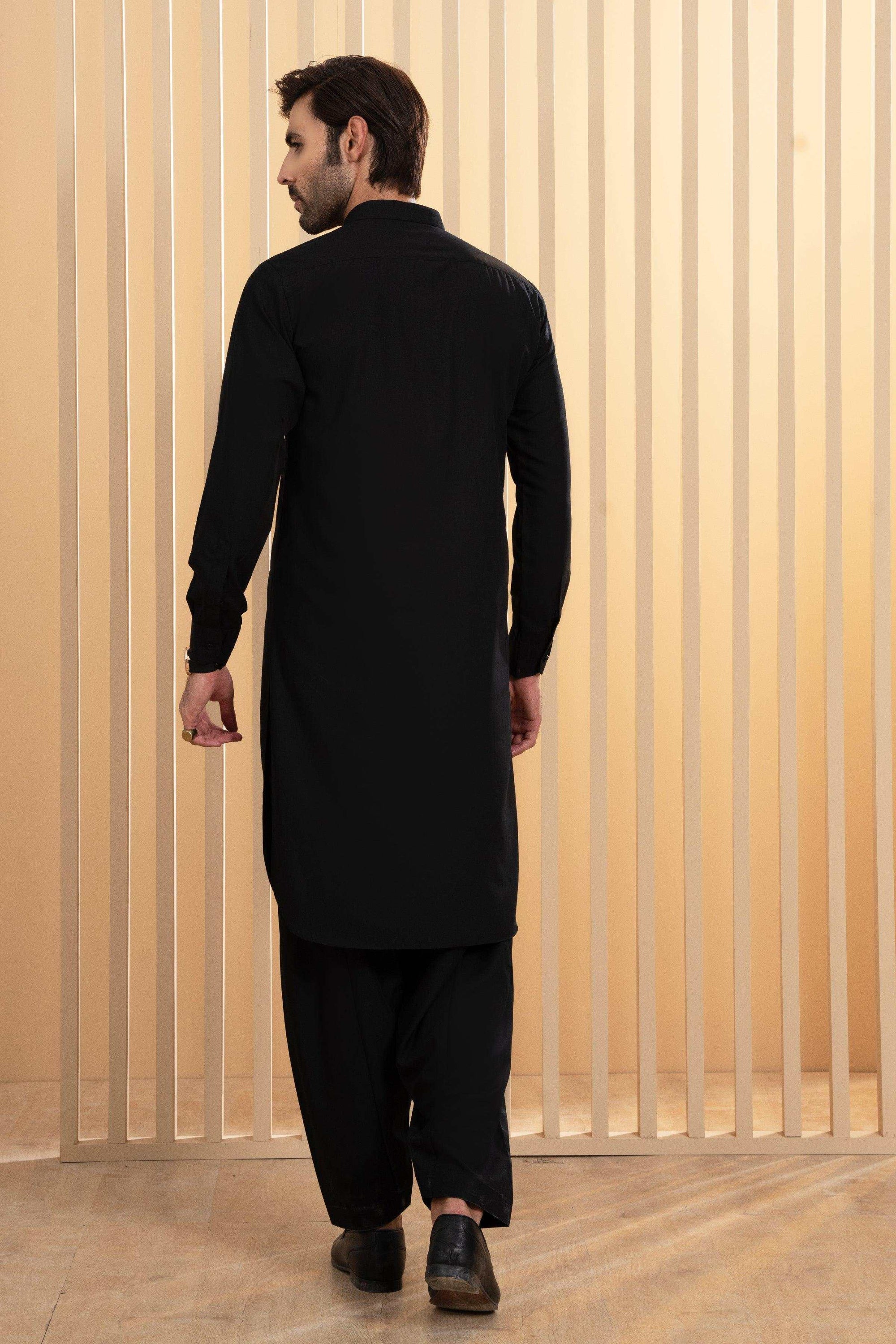 Shop SHALWAR KAMEEZ BLACK For Men Online