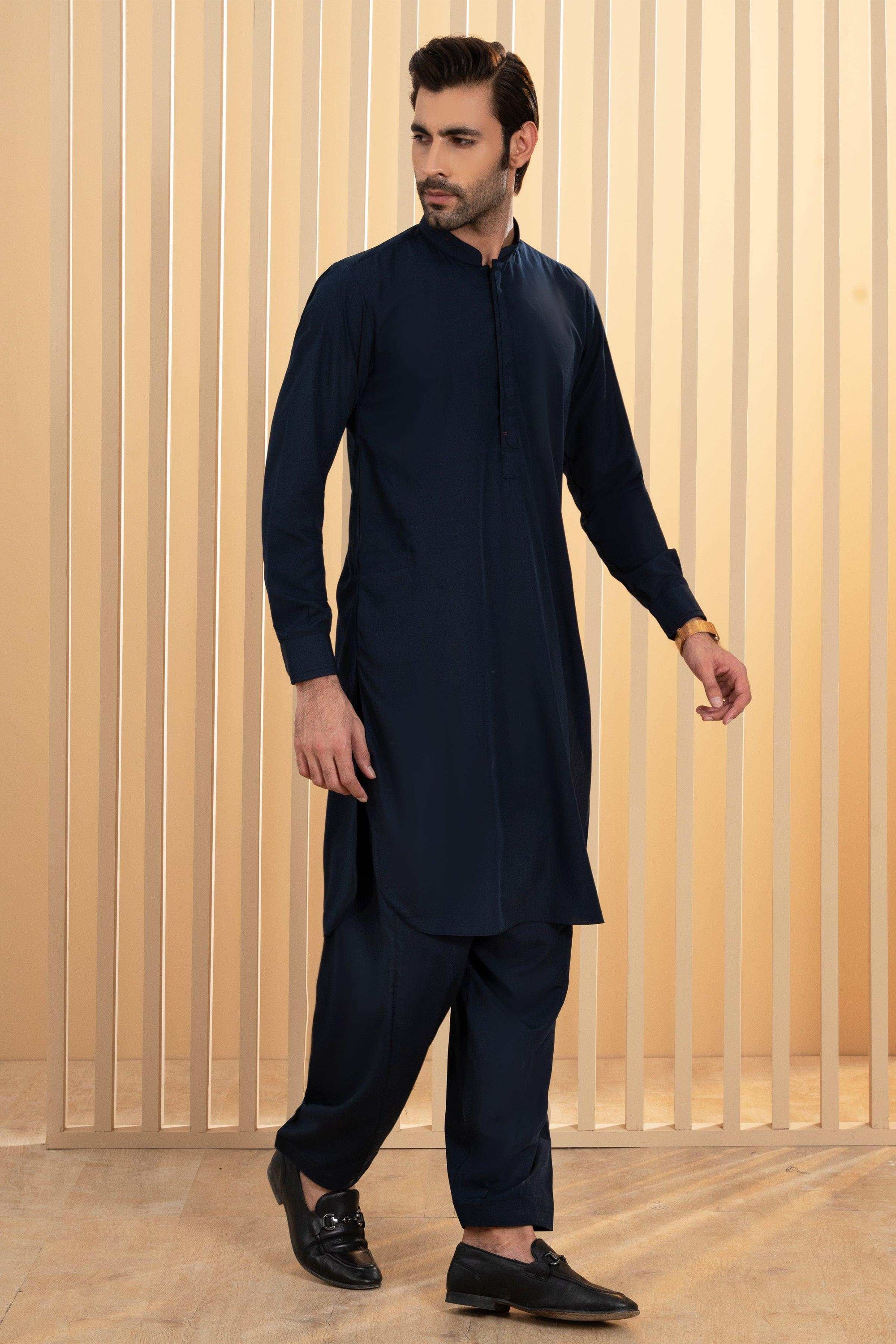 Shop SHALWAR KAMEEZ NAVY For Men Online