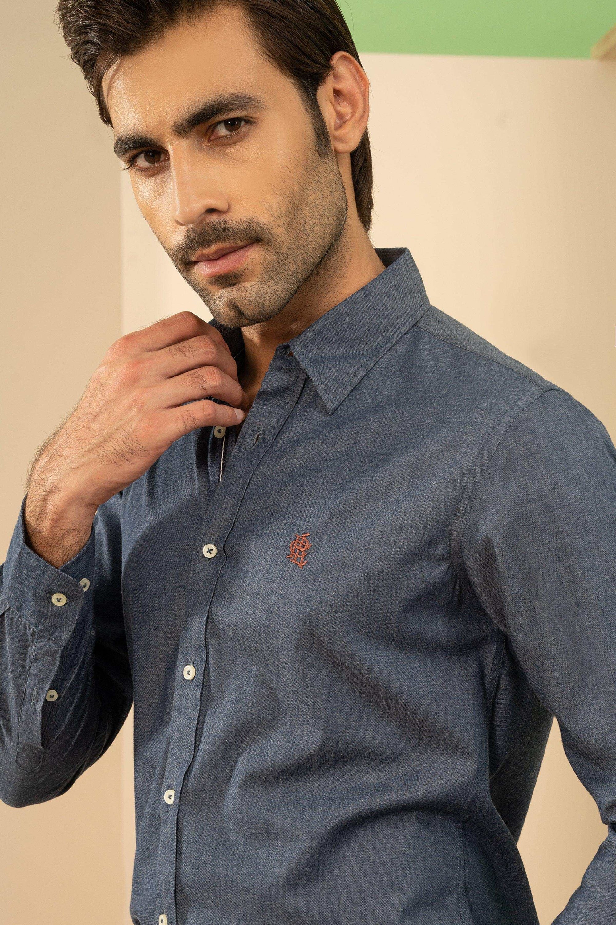 Shop SMART SHIRT NAVY BLUE For Men Online