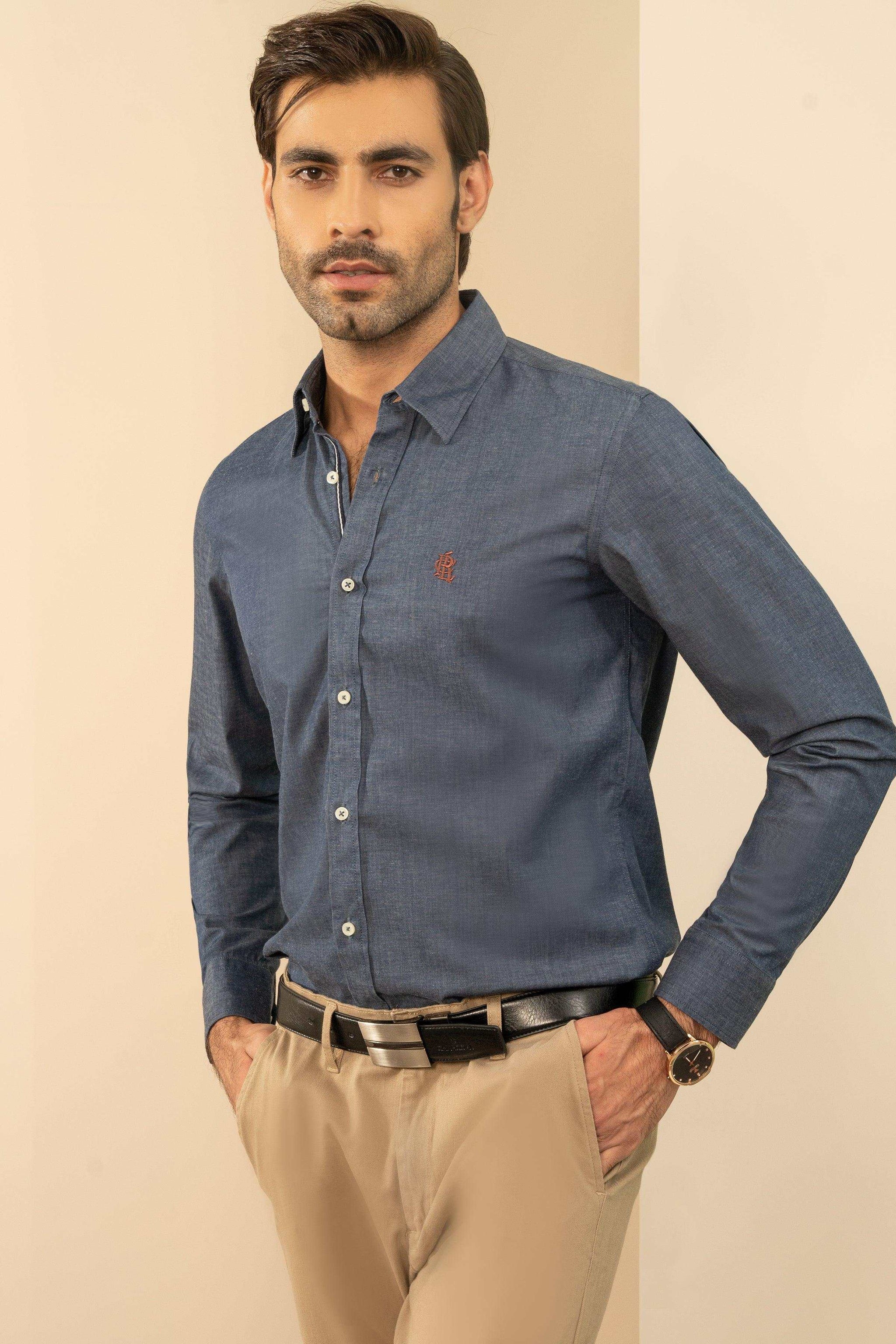 Shop SMART SHIRT NAVY BLUE For Men Online