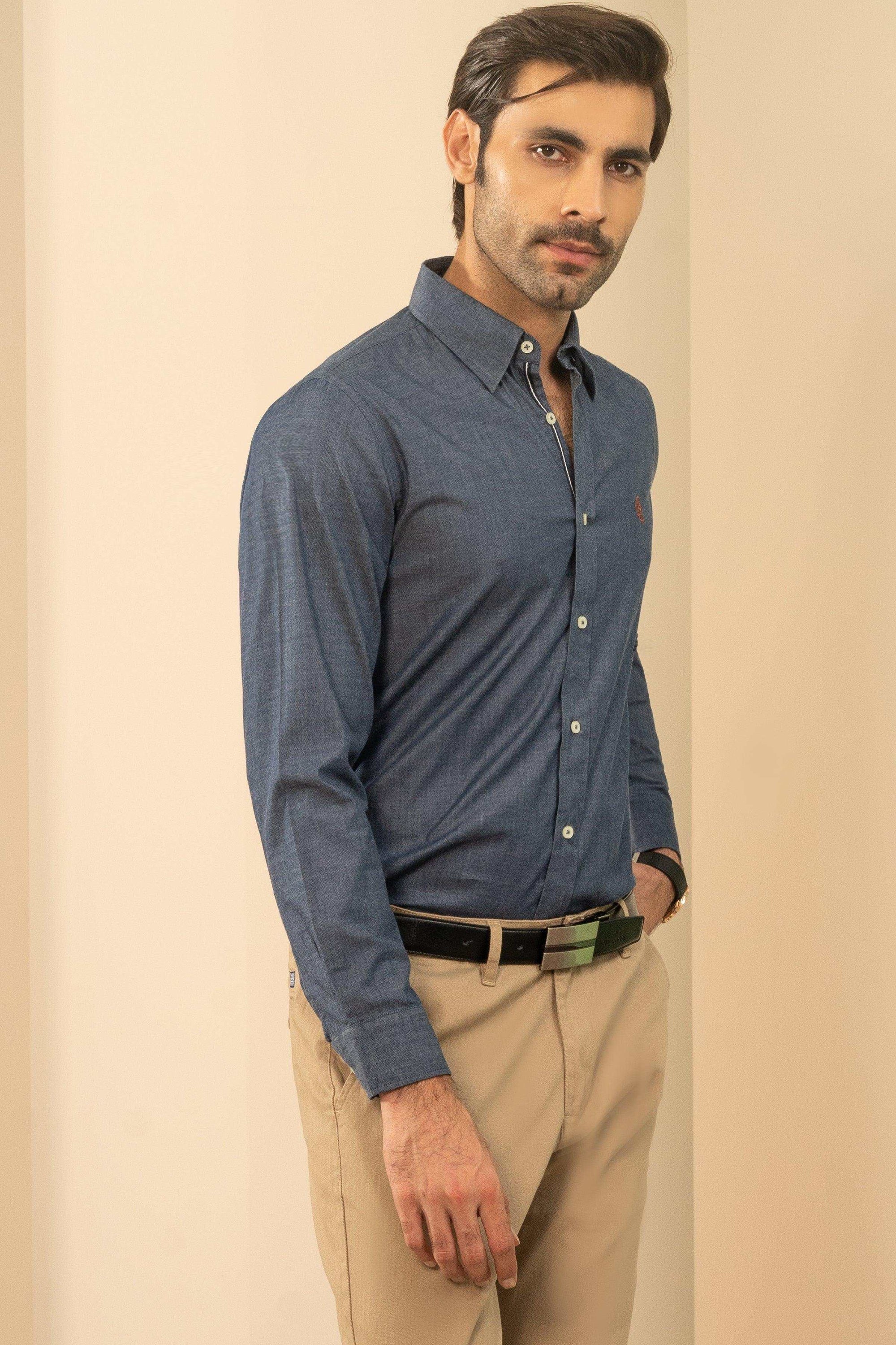 Shop SMART SHIRT NAVY BLUE For Men Online